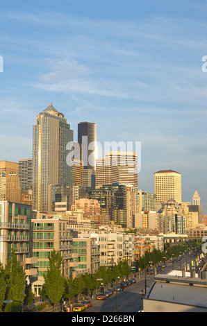 skyline of downtown Seattle, Washington State, USA Stock Photo - Alamy