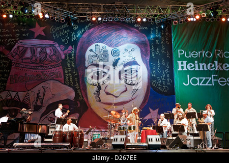 Musicians performing at Heineken Jazz Festival, San Juan, Puerto Rico ...