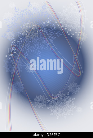 Illustration. Blue New Year's circle with the number 2019 Stock Photo ...