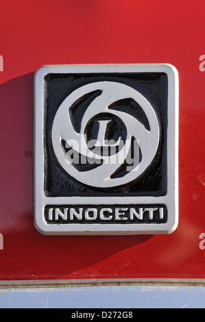Innocenti car badge Stock Photo - Alamy