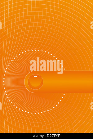 Gradient dots frame with yellow orange color Stock Photo - Alamy