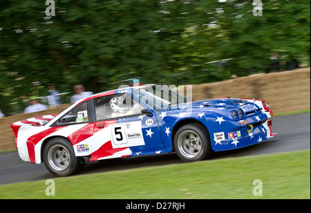 1986 Opel Manta 400 "Stars & Stripes" with driver David Tetley at the ...