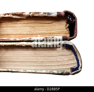 Open book, two pages folded into the shape of a heart Stock Photo - Alamy