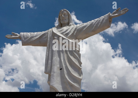Statue of Jesus Christ in Peru Stock Photo - Alamy