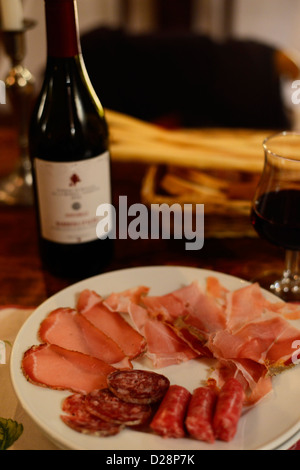 Traditional Piedmont cured meats Stock Photo - Alamy