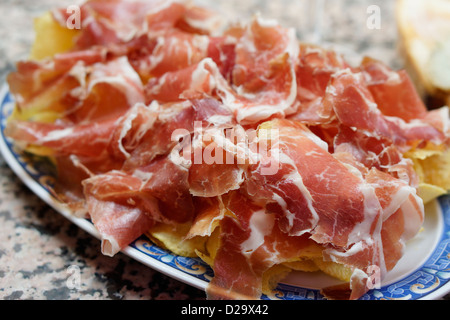 spain jamon crisps chips potato ham spanish serrano wine tapas tapa ...