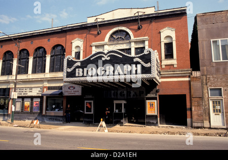 Illinois, Chicago. Biograph Movie Theater Stock Photo - Alamy
