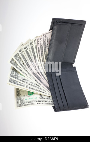Berlin, Germany, a wallet with dollar bills Stock Photo - Alamy