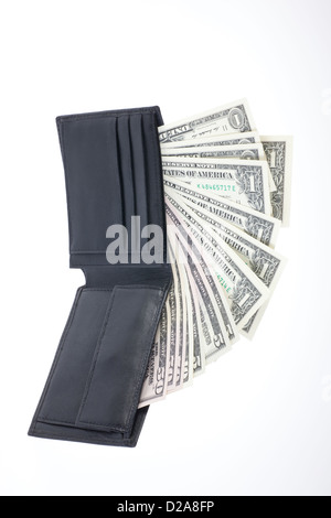 Berlin, Germany, a wallet with dollar bills Stock Photo - Alamy