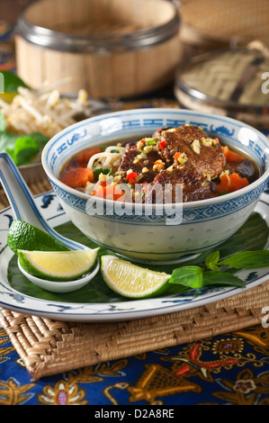 Vietnamese bun cha (grilled pork balls with noodles) on Phu Quoc Island ...