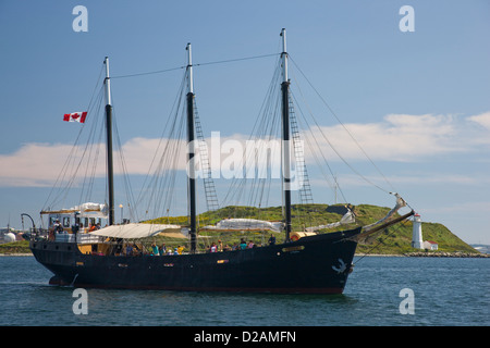 The Tall Ship Silva, a 130-foot schooner in Halifax Harbour, Nova ...