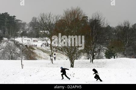 18-01-2013 - Ryde, Isle of Wight - Appley Park, Ryde remains almost ...