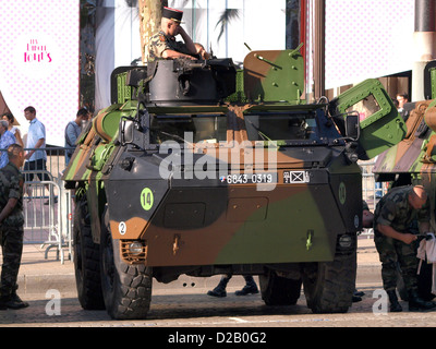 The VAB 4x4, a French military vehicle, is showcased during a parade on ...