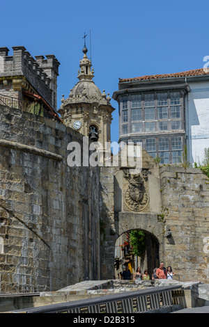 Windows in Hondarribia, Spain Stock Photo - Alamy