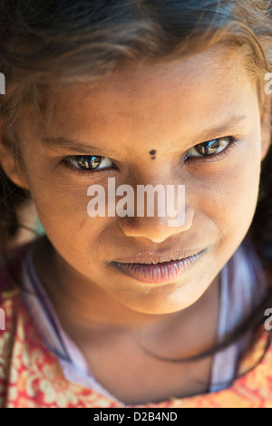 A facial expression of Indian girl Stock Photo - Alamy