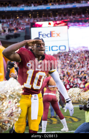 Robert Griffin III before an NFL football game between the Arizona ...