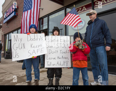 Milford, Michigan - The Huron Valley Guns store on Gun Appreciation Day ...