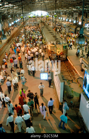 Crowd At Churchgate Railway Station, Bombay Mumbai, Maharashtra, India ...