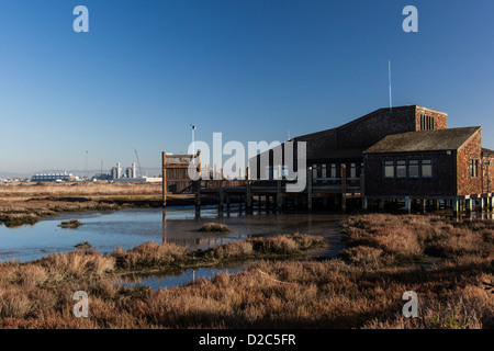 The Russell City Energy Center, a gas-fired power plant adjacent to the ...