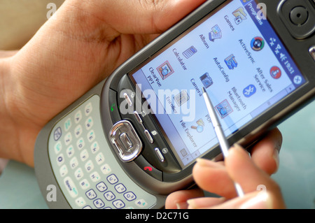 Pocket Pc Phone, Touch Screen Display Stock Photo - Alamy