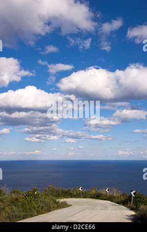Greek roads, Pelion, Greece Stock Photo - Alamy