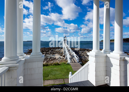 Marshall Point Lighthouse, Port Clyde, Maine Stock Photo - Alamy