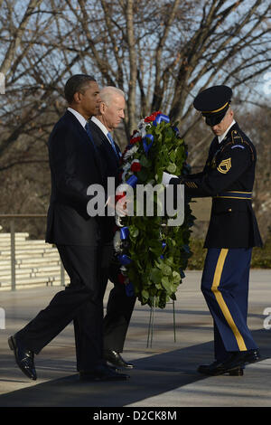 Jan. 20, 2013 - Arlington, Virginia, U.S - United States President ...
