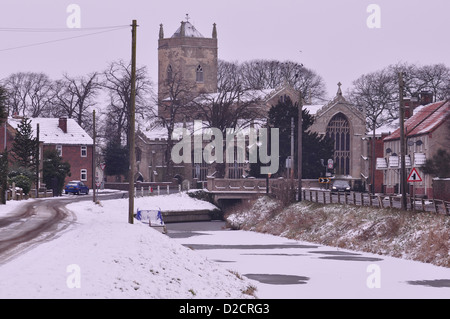 fen village Outwell Well Creek fenland town Stock Photo - Alamy
