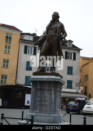 Statue of Pasquale Paoli, Place Paoli, Corte, Heart of the Island of ...