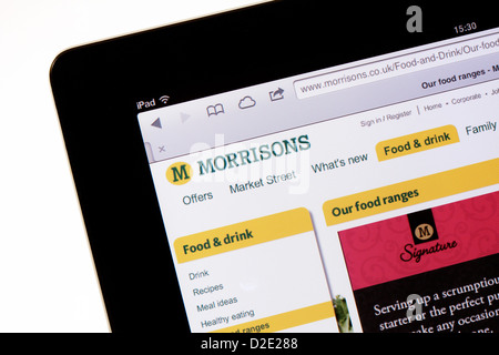 Morrisons supermarket website Stock Photo - Alamy