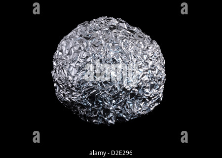 Tin Foil Ball Stock Photo - Alamy