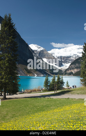 Banff National Park Mount Victoria and Victoria Glacier Lake Louise ...