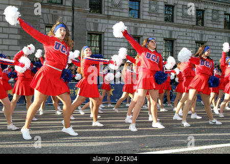 The Universal Dance Association cheerleaders from America U.S.A ...