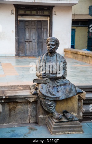 Sculpture of a famous poet, seen on the Heritage Walk, Ahmedabad ...