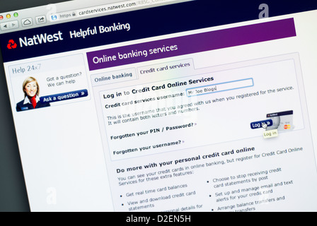 Natwest Bank logo and website close up Stock Photo - Alamy