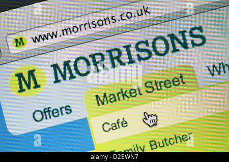 Morrisons supermarket website Stock Photo - Alamy