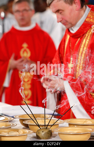 Catholic mass. Celebration of the Eucharist Stock Photo: 74168754 - Alamy