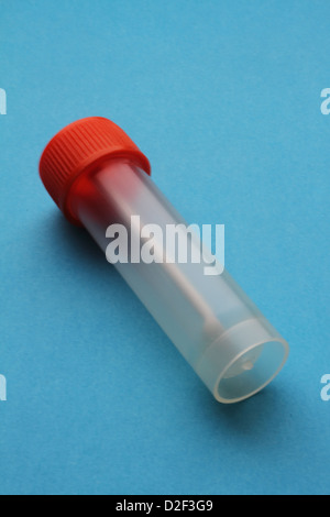 vessel for stool collection on blue background Stock Photo - Alamy