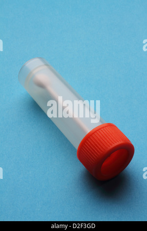 vessel for stool collection on blue background Stock Photo - Alamy