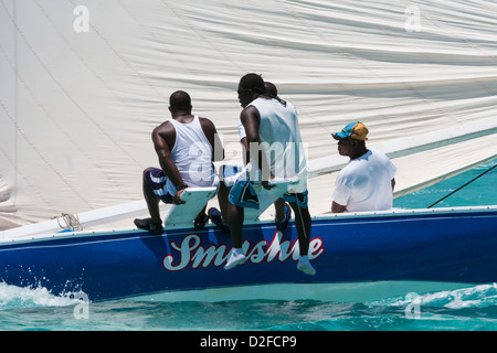 Bahamian sloop racing Stock Photo - Alamy