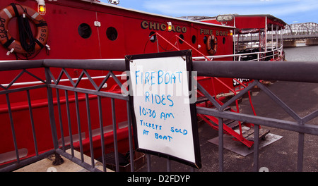 The retired Chicago fireboat Fred A Busse near to the Door County ...