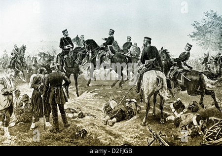 Soldiers of the army of Saxony in uniforms and weapons were used in the ...