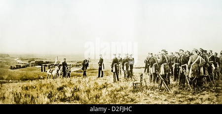 BATTLE OF SEDAN 1870. General Reille delivers the letter of surrender ...