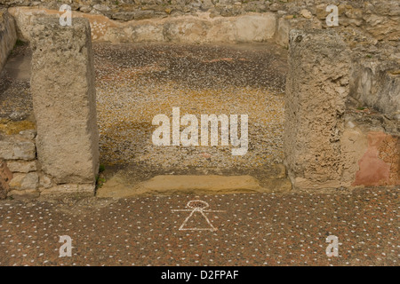 The House of Tanit and symbol of a goddess Punic settlement of ...