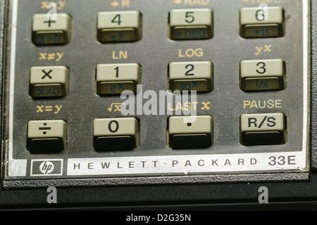 Hewlett Packard HP-33E programmable scientific calculator from 1978 ...