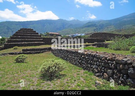 Guanche Pyramids exhibition in Güimar municipality (Tenerife island ...