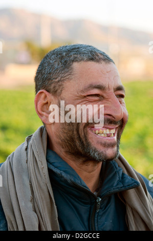 Arabic Farmer in Jordan Valley farm Stock Photo - Alamy