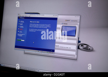 Installing Windows XP operating system inside Oracle Virtual Box on a ...