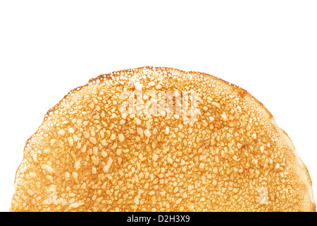 border from traditional russian pancake, isolated on white background ...