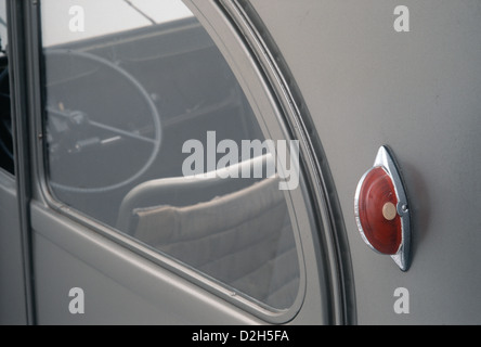 1950 citroen 2cv rear indicator light,studio photograph, white ...